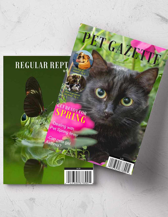 Create custom magazine covers and spreads by A_olea | Fiverr