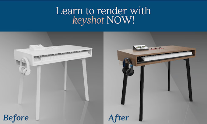 Make a custom keyshot tutorial for you by Ninadisenho17 | Fiverr