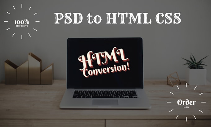 Convert psd to html css by Ssbatool67 | Fiverr