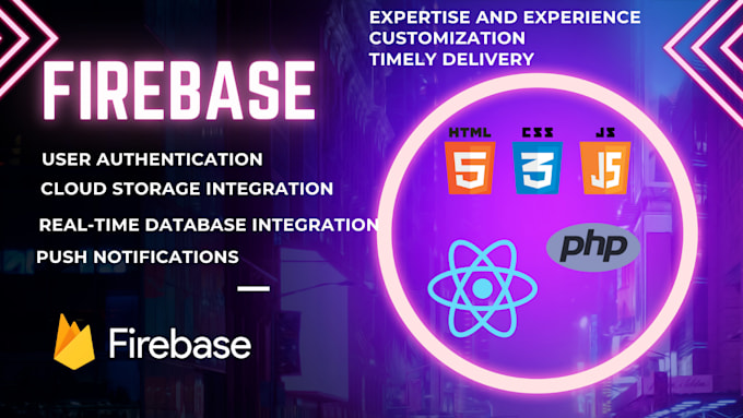 Work on firebase implementation on your website by Kashafabdullah | Fiverr