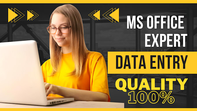 Be your professional ms office data entry operator by Manahil874 | Fiverr