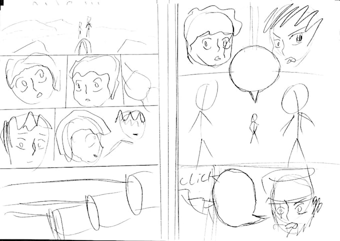 Draw storyboards for comics and manga by Jackscomics | Fiverr