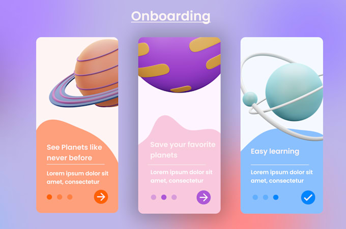 Design and create onboarding screens for your mobile app by ...