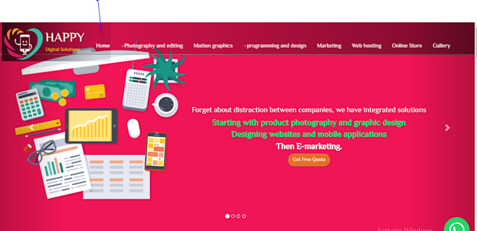 Do an awesome website with full functions and professional design by ...