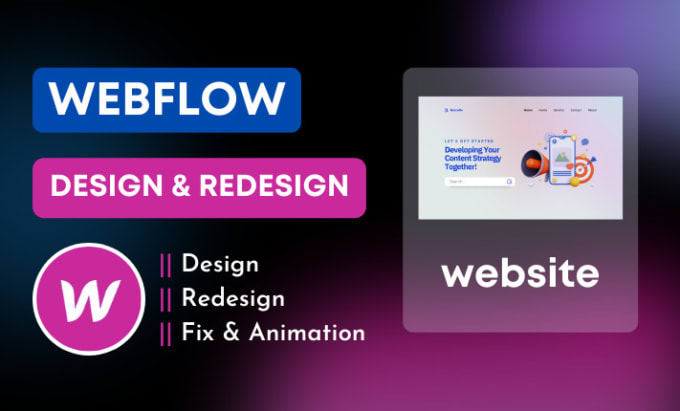 Develop webflow website design webflow redesign webflow figma to ...