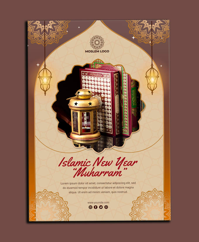 Create islamic poster, brochure or flyer by Yusufelasraoui | Fiverr