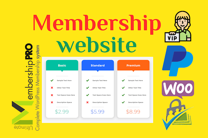 Build ecommerce membership and subscription website by Dwebteam | Fiverr