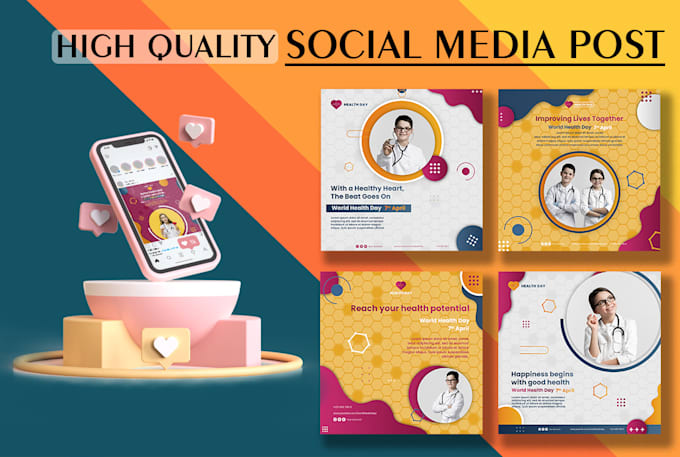 Create attractive and engaging social media post design by ...