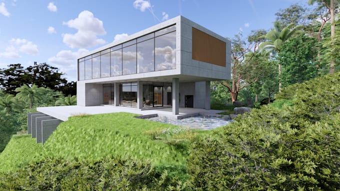 Make photorealistic interior and exterior rendered 3d models by John ...