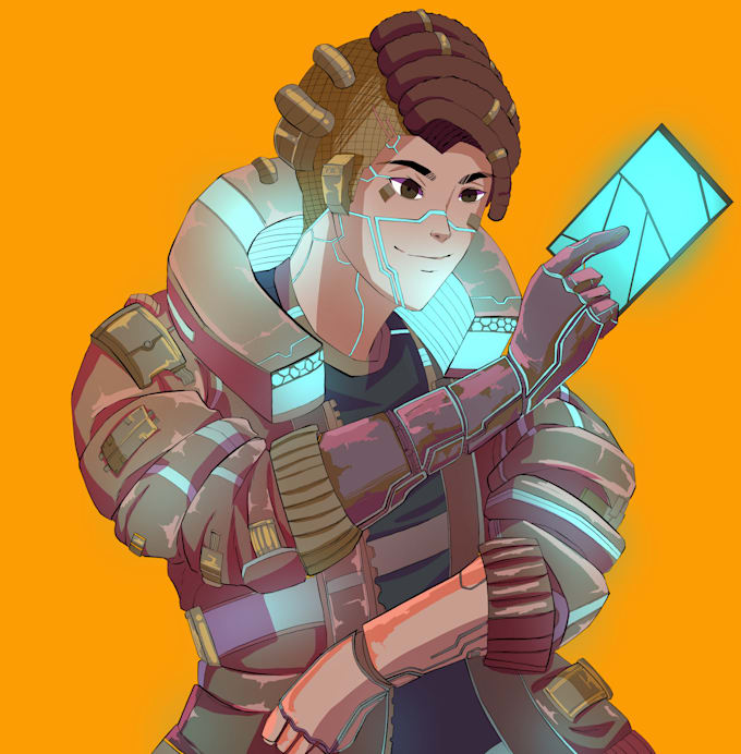 how to draw cyberpunk style