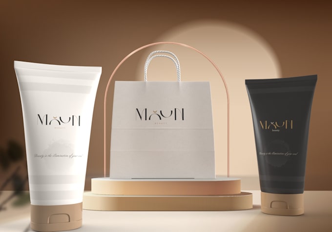 Make a striking cosmetic packaging and label design by Youssefelbas8 ...