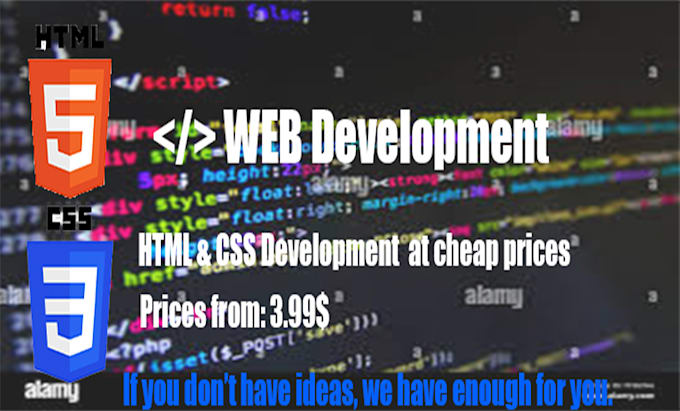 Html and css web developer at cheapest prices by Gabrielflt | Fiverr