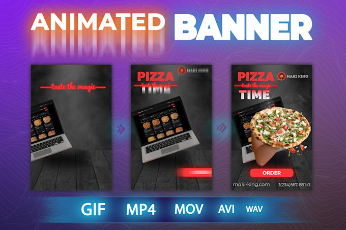 Design animated social media banners by Yashkov | Fiverr