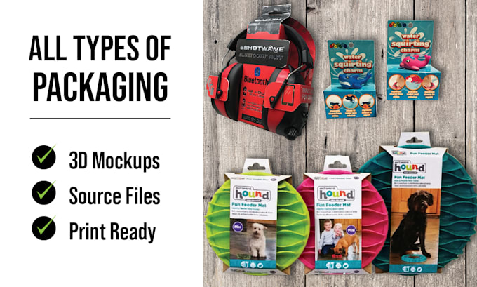 Create packaging ready to print with 3d rendering by Mtrudesigns | Fiverr
