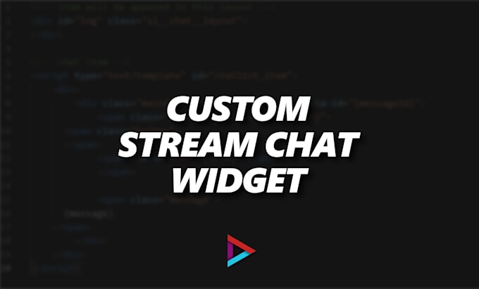 Code a custom chat widget for streamers by Broadcastalerts | Fiverr
