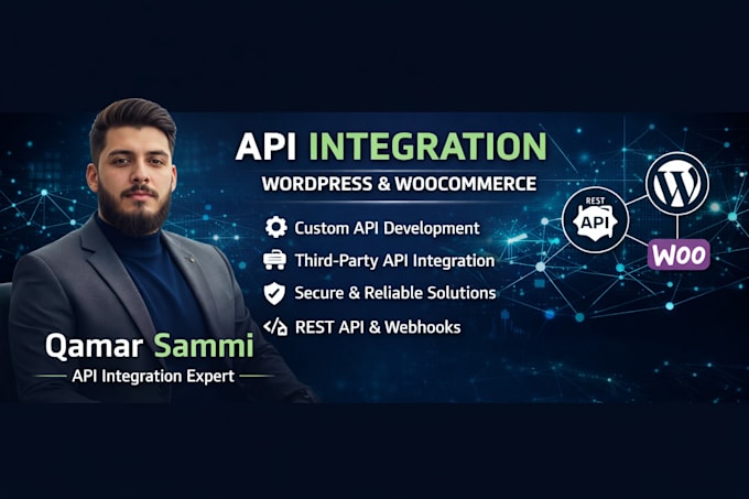 Integrate custom apis with wordpress and woocommerce by Sammi_satti | Fiverr