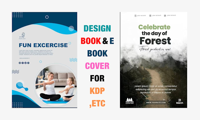 Design kdp paperback cover, kdp hardcover, kdp ebook cover by ...