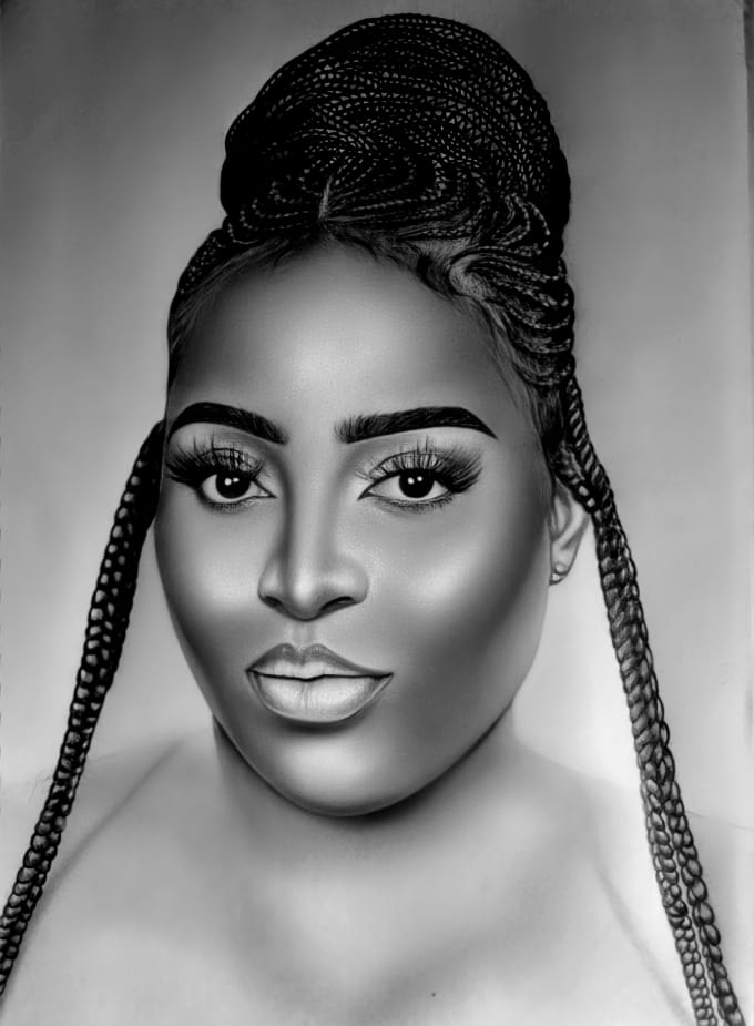 Make very beautiful and realistic pencil portraits of your photo by ...