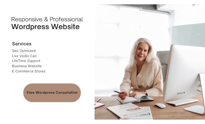Develop professional responsive wordpress website design by ...