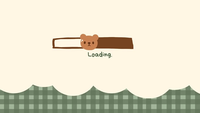 Create a cute and aesthetic loading screen by Nananisa | Fiverr