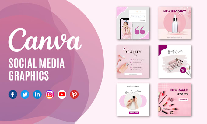 Design social media posts, ads, banners using canva by Marvatherysse ...