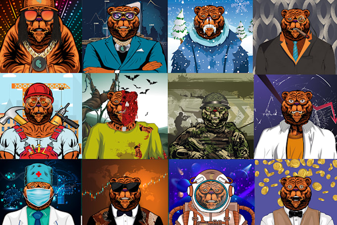 Creat 10k image and metadata for your nfts in 1 day by Saharo_019 | Fiverr