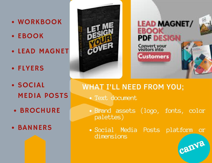 Design a professional lead magnet, workbook, ebook, worksheets by ...