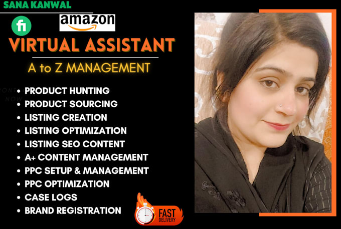 Be your expert amazon fba virtual assistant , amazon va,ppc by Sanakanwal266 | Fiverr