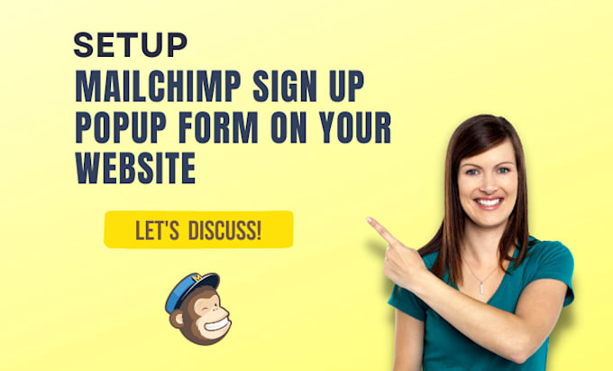 Add a mailchimp popup form to your website by Design_world4u | Fiverr