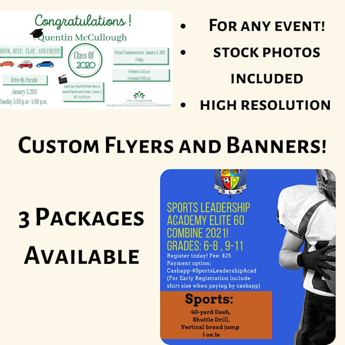 Custom flyers and invitations by Kristina_light | Fiverr