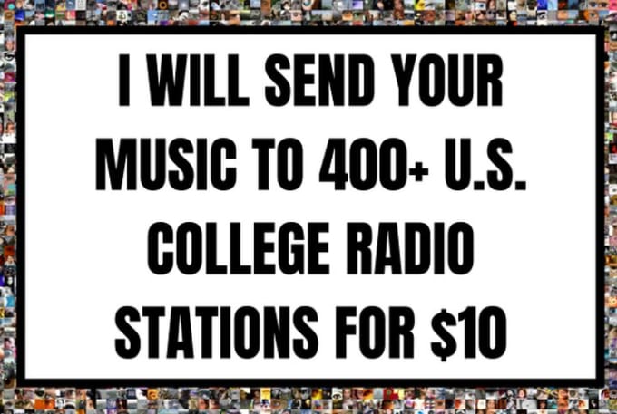 Send your song to over 400 us college radio stations by Miarocha | Fiverr