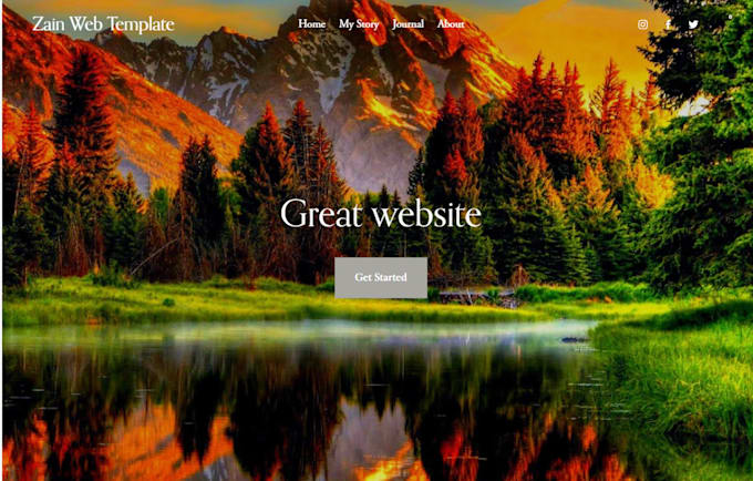 Build a professional website with html, css and javascript by ...