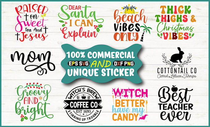 Provide creative svg, cut files, vector, png, design bundlefor etsy and ...