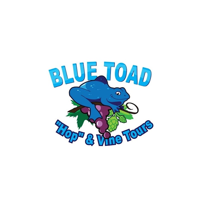 Design blue toad hop and vine tours logo in 1 day by Helen_swanson | Fiverr
