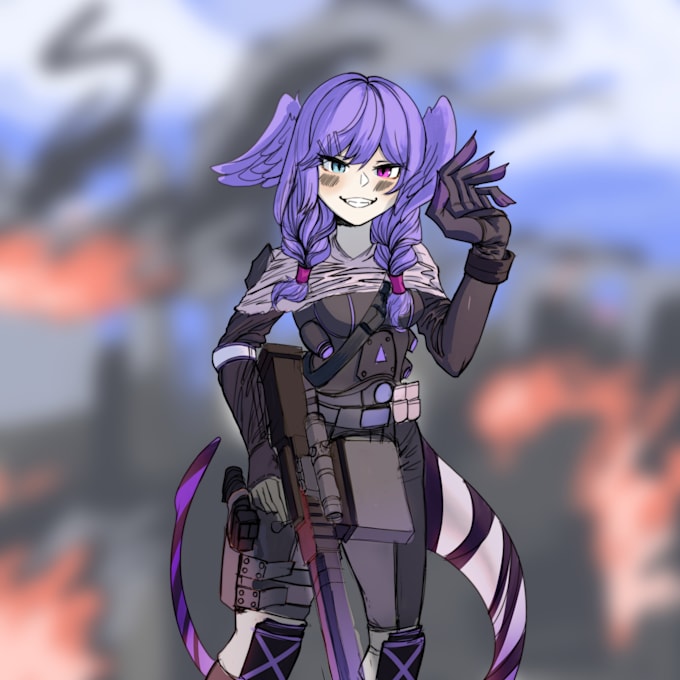 Draw your anime character, oc, and fan art by Hikamio | Fiverr