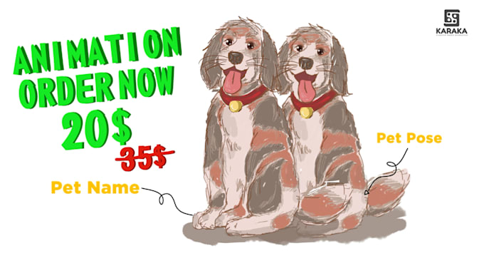 Make cute animation looping for you by Karakastudio | Fiverr