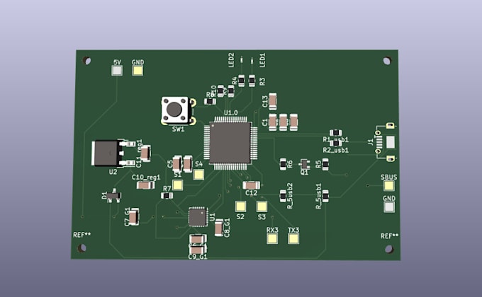 Design pcb boards in altium, kicad , eagle, easyeda pcb design software ...