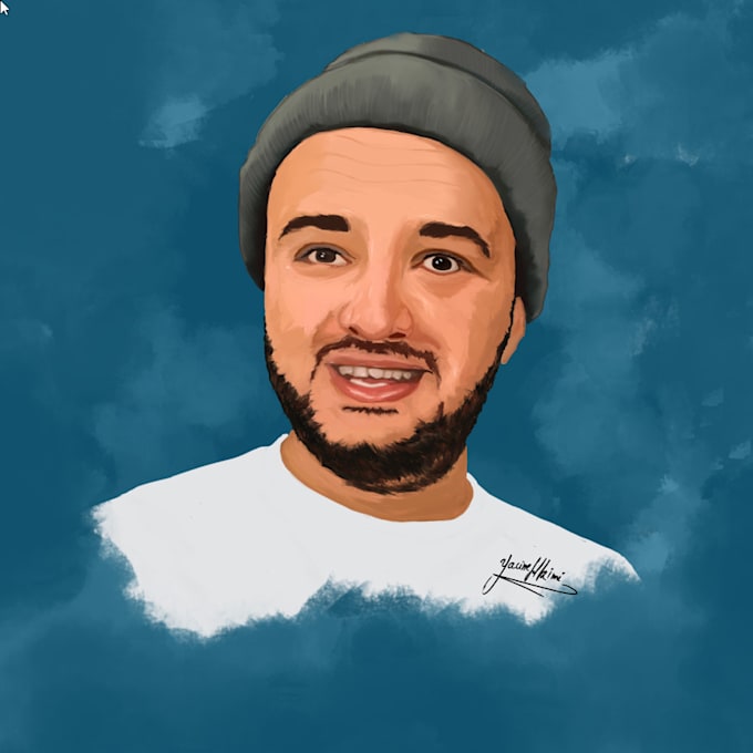 Draw a portrait for you check the bio by Chan5er | Fiverr