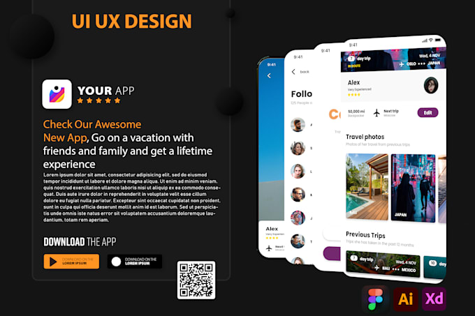 Design uiux, prototype and wireframe for mobile and web by Morischesnut ...