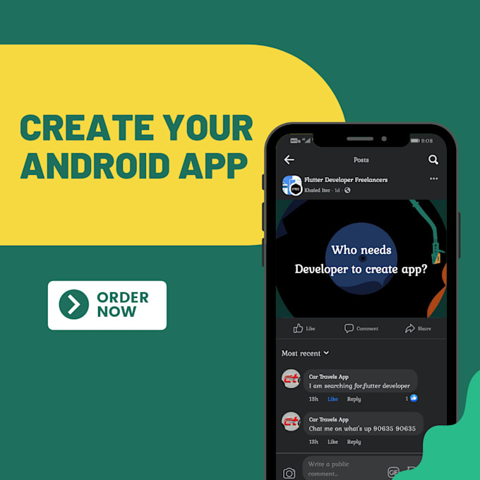 Create your android app by Khaledwaelhamed | Fiverr