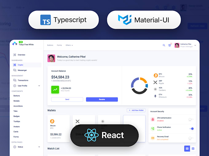 Create a professional react web app by Mehmetbuak | Fiverr