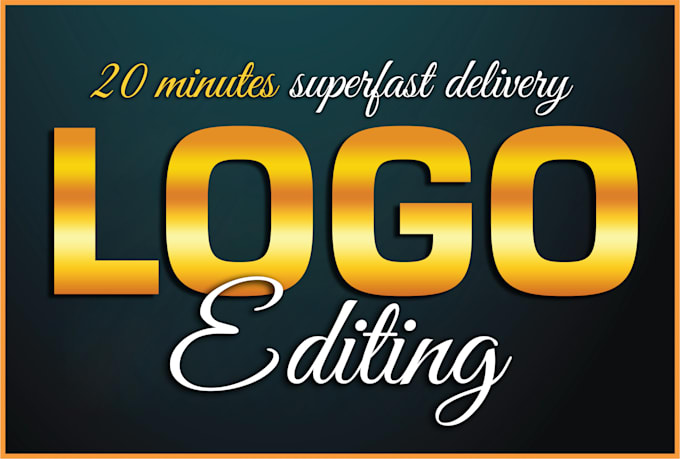 Edit, modify, change, recreate, vectorize your logo, image make ...
