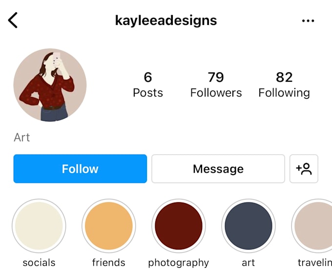 Create a custom minimalist profile picture by Kayleeaoconnor | Fiverr