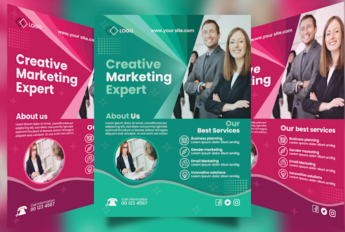 Design a super marketing flyer template for you by Design_kashem | Fiverr