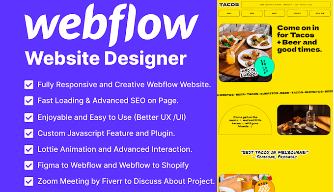 Design or redesign webflow website by Digitizex | Fiverr