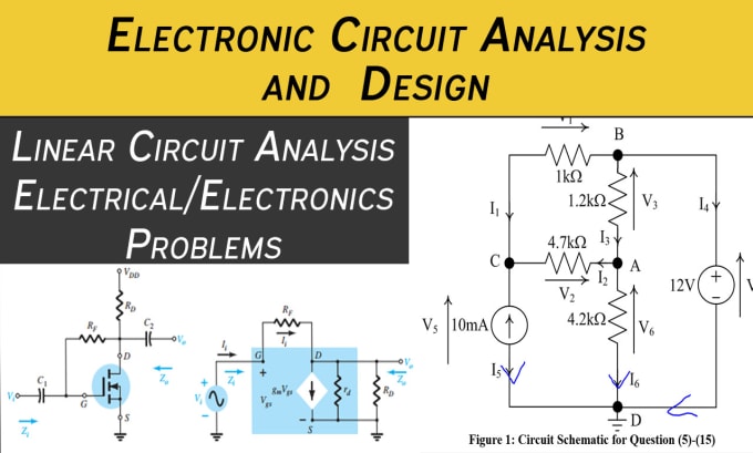 Assist you in network analysis on electrical and electronics by Mstasks ...