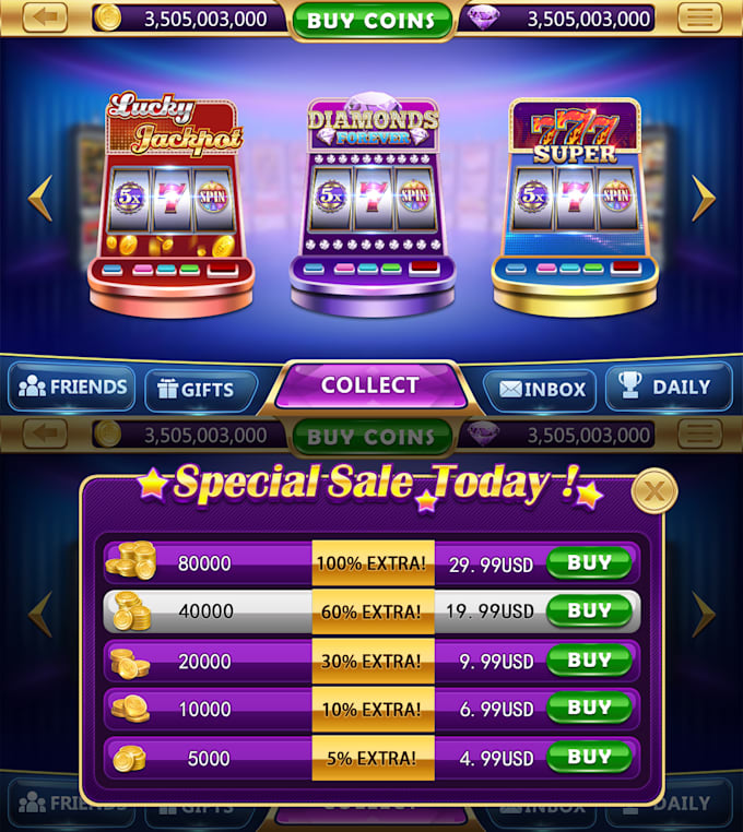 Design professional game ui and assets for your mobile or pc game by ...