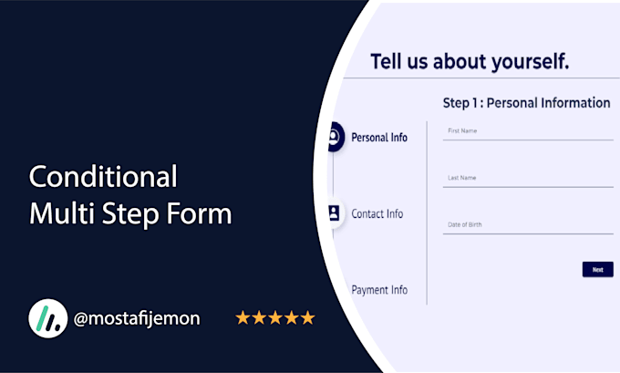 Create a multi step conditional form on wordpress website by ...