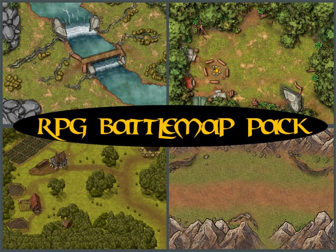 Create a fantasy rpg battlemap pack for campaigns by Thehinerman | Fiverr