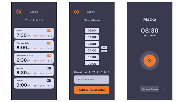 Ui design mobile screen in figma ios or android by Alksaleksandra | Fiverr